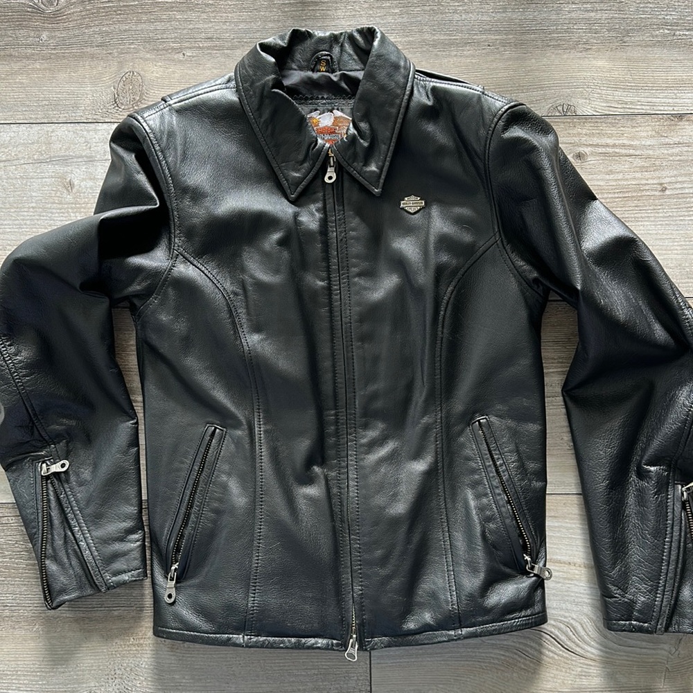 Harley Davidson Womans Leather Jacket - Gem